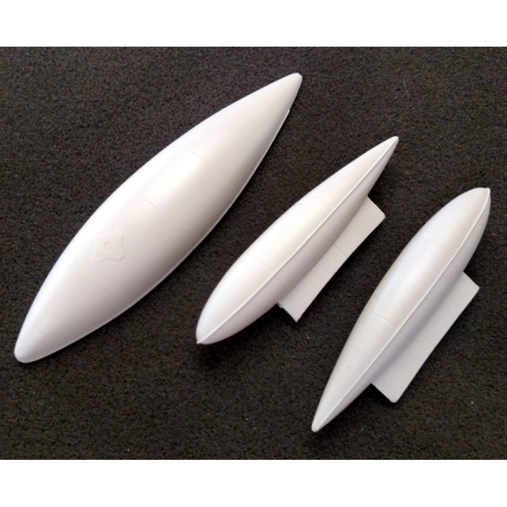 Meteor Underwing tanks and belly tank 1/32 | Fisher Model & Pattern