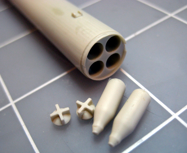 Zuni Pods with 5" FFAR Rockets in 1/32 scale | Fisher Model & Pattern